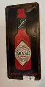 Tabasco sign - Auction Services LTD