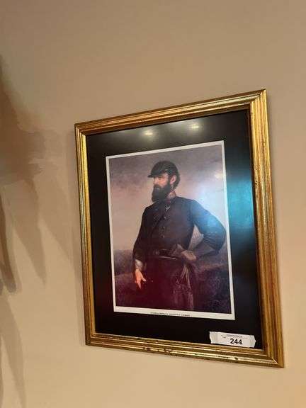 Stonewall Jackson print - Auction Services LTD
