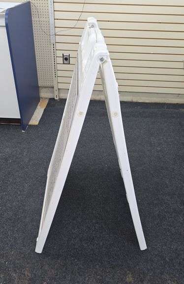 Bi-Fold Sign - Auction Services LTD