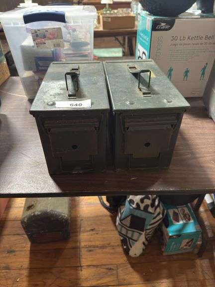Ammo boxes - Auction Services LTD