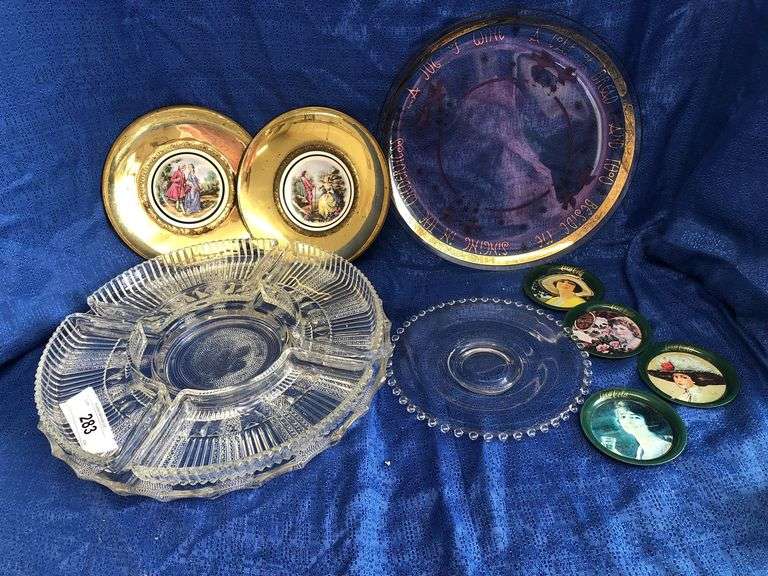Glass serving ware - Auction Services LTD