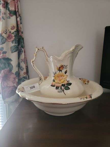 Bowl & pitcher - Auction Services LTD