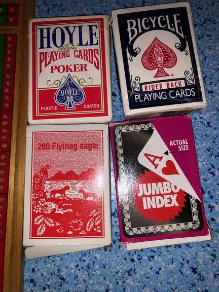 Game board and playing cards - Auction Services LTD
