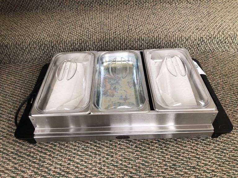 Buffet warming tray - Auction Services LTD