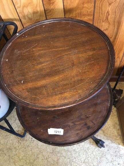 Two tier table - Auction Services LTD