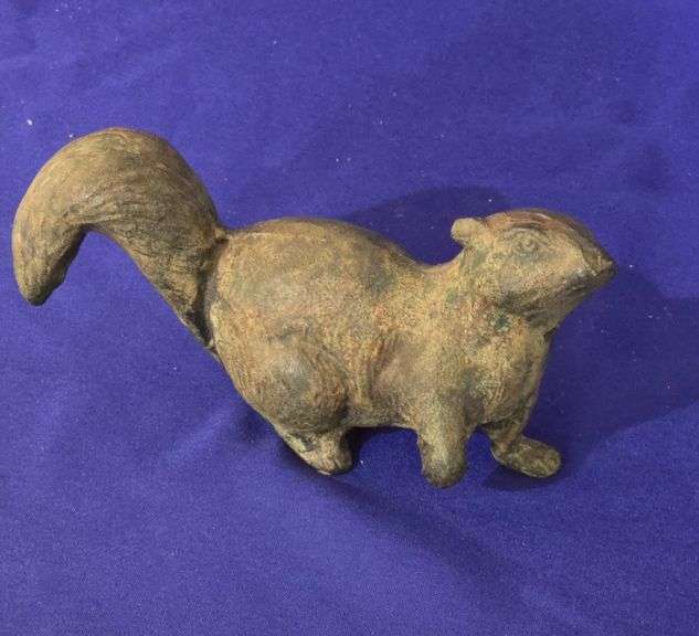 2 Squirrel Statues - Auction Services LTD