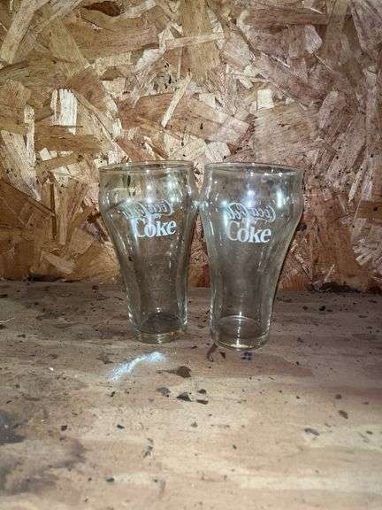 Coke glasses - Auction Services LTD