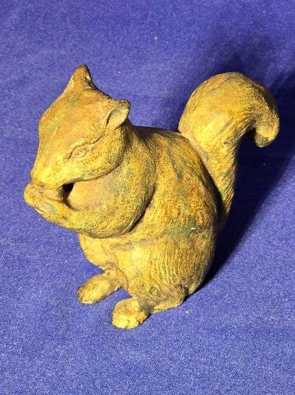 2 Squirrel Statues - Auction Services LTD