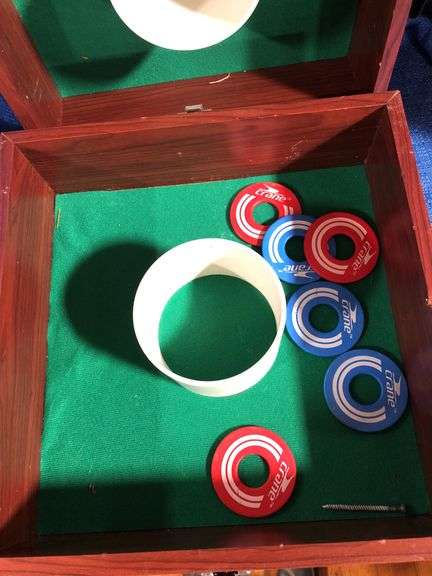 Crane toss game - Auction Services LTD