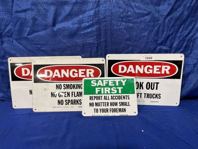 Workplace signs - Auction Services LTD