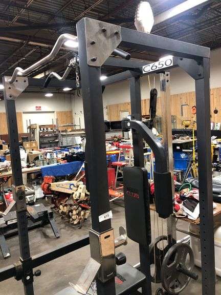 Weider C650 Olympic Smith Rack - Auction Services LTD