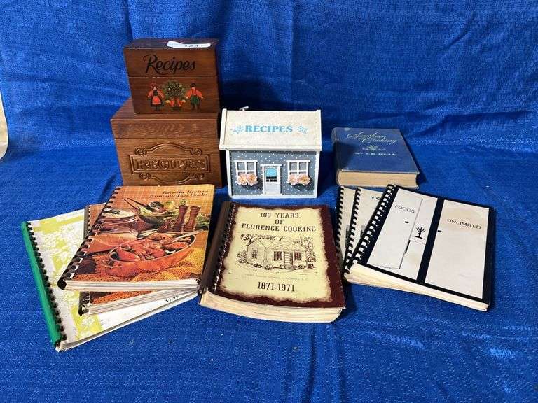 Cookbooks and recipe boxes - Auction Services LTD