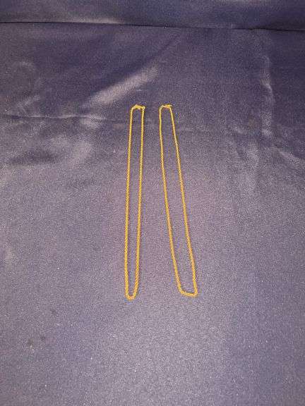 Gold color rope chains - Auction Services LTD