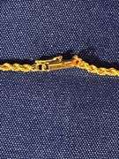 Gold color rope chains - Auction Services LTD