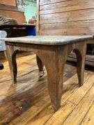 Rustic wood table - Auction Services LTD
