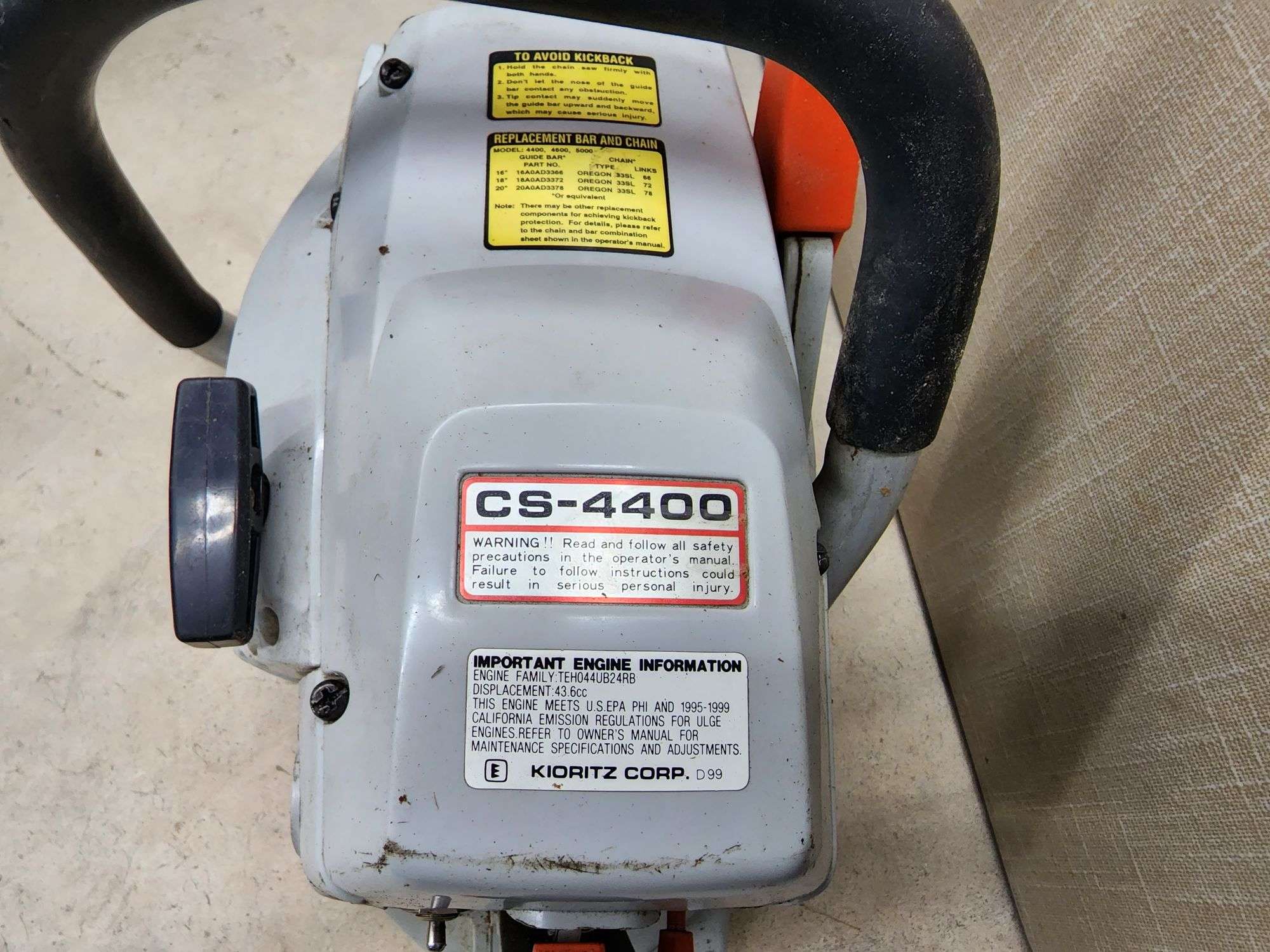 Echo cs 4400 chain store