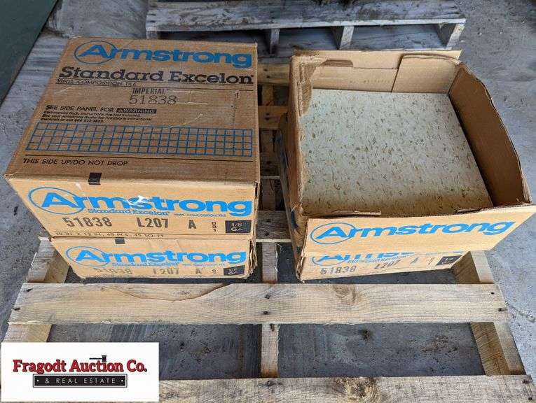 3.5 Boxes of VCT Tile, Approx 150 Square Feet - Fragodt Auction and ...