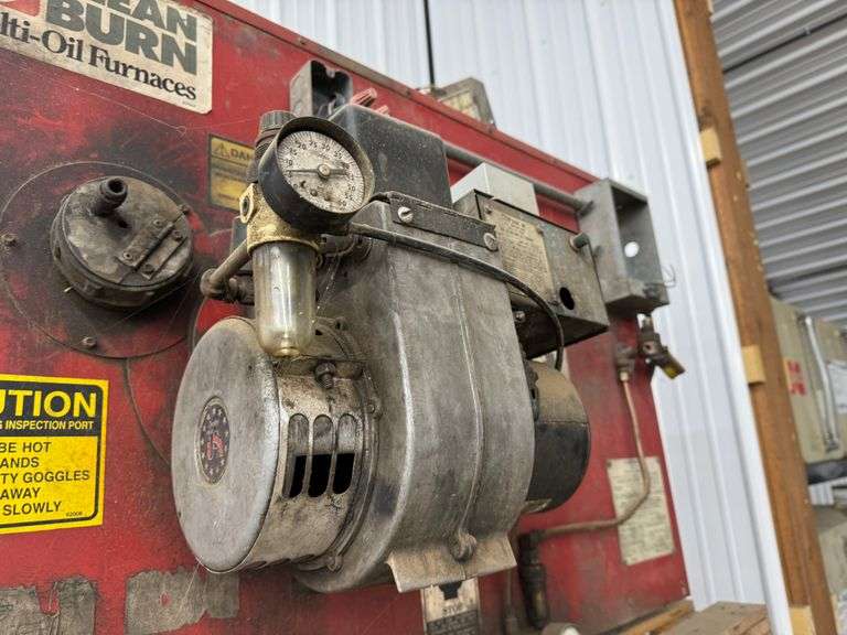 Clean Burn Model CB90 AH Waste Oil Furnace with 250 Gallon Storage Tank ...