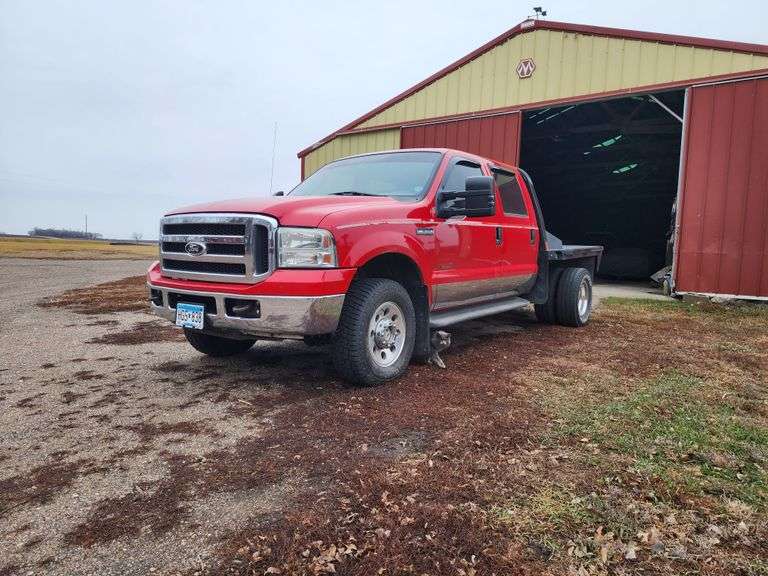 2005 Ford F-250 Red Dually, 341,852 Miles, Has Rear Dually Kit and ...