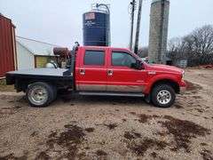 2005 Ford F-250 Red Dually, 341,852 Miles, Has Rear Dually Kit and ...