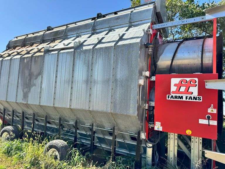 Farm Fans Model 510 CF/AB Grain Dryer, Damaged in a Fire, With DriTek ...