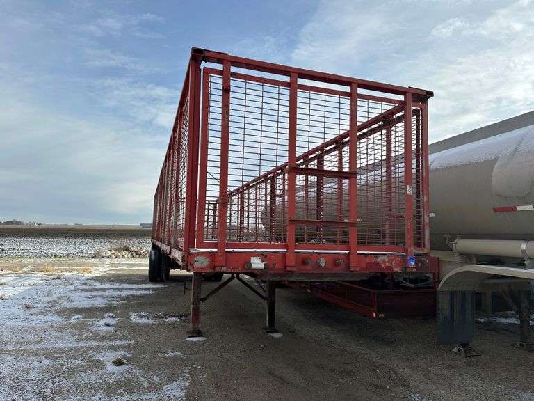 1973 Timpte Beet Trailer, 40’ Long with 66” Side Walls, 22.5 Tires, DOT ...