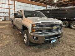 2016 Chevrolet 2500 Crew Cab Pickup, 102,500 Miles, 6.0 Vortex Engine ...