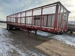 1979 Laflein Beet Trailer, 40’ Long with 64” Side Walls, 22.5 Tires ...