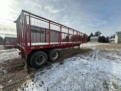 1979 Laflein Beet Trailer, 40’ Long with 64” Side Walls, 22.5 Tires ...