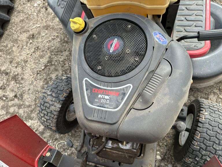 Craftsman LT2000 Lawn Mower, 42" Cut, *Engine is Junk - Fragodt Auction ...