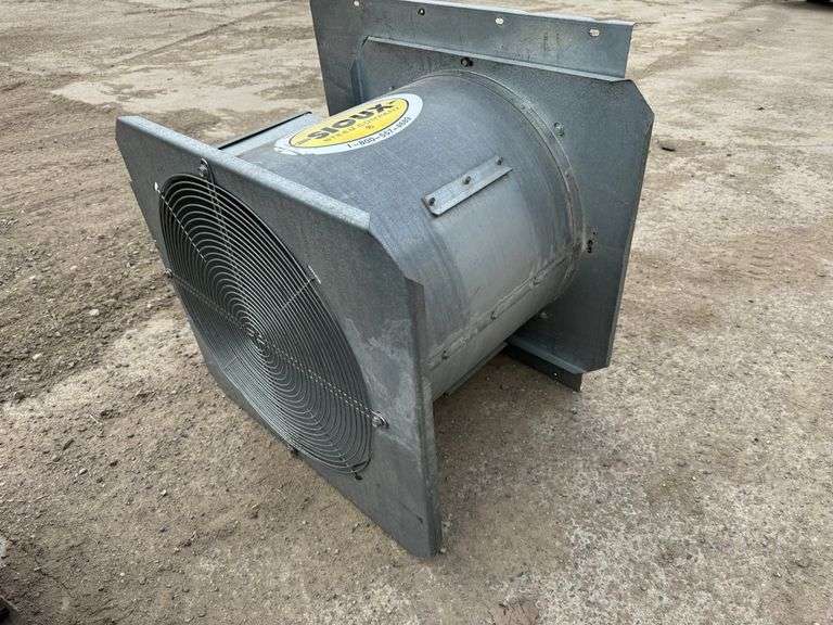 Sioux 24” Bin Fan with Motor - Fragodt Auction and Real Estate LLC