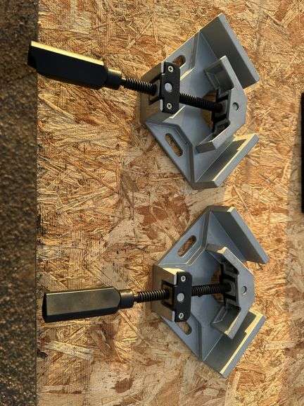 (2) Hobalt Right Angle 90 Degree Corner Squaring Clamps, Aluminum Alloy ...