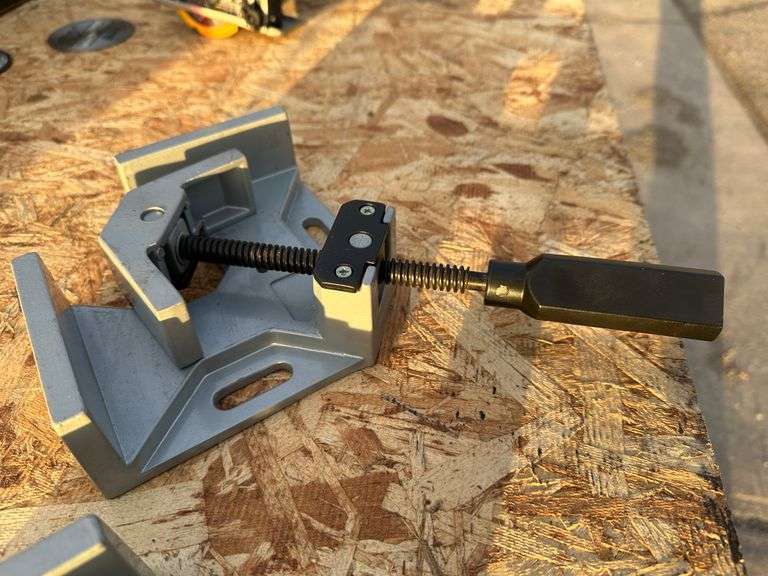 (2) Hobalt Right Angle 90 Degree Corner Squaring Clamps, Aluminum Alloy ...