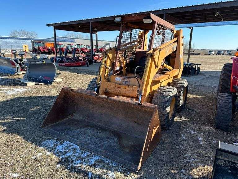 Case Model 1845C Skid Loader, Shows 512 Hours, Diesel, Roll Cage, No ...