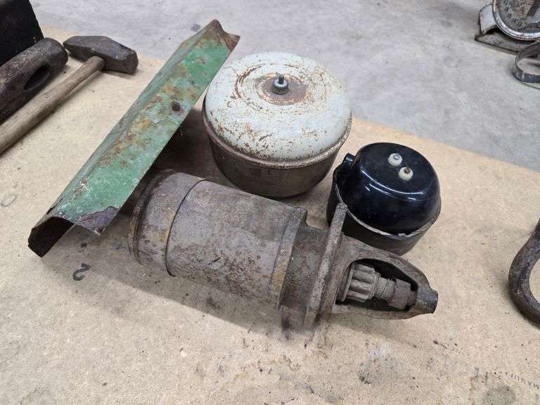 John Deere 2 Cylinder Starter and Misc Parts - Fragodt Auction and Real Estate LLC