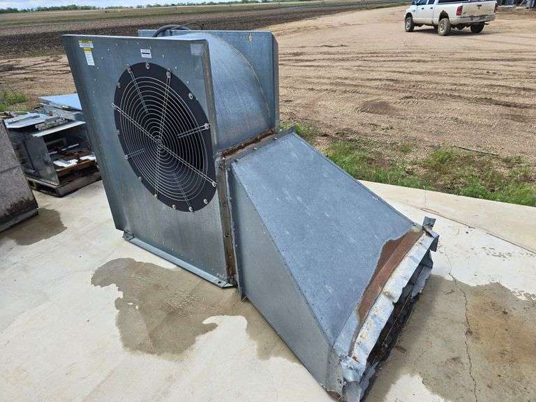 Sioux 36” Bin Fan with 20hp Baldor 3 Phase Motor - Fragodt Auction and ...