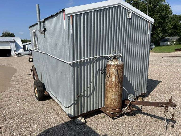 Homemade Portable Fish House, (6) Hole with (6) Rattle Reels, Spear ...