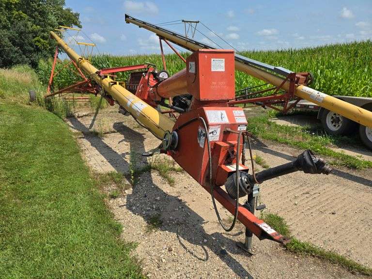 Westfield MK100-71 Auger with Dual Auger Swing Hopper, Homemade ...