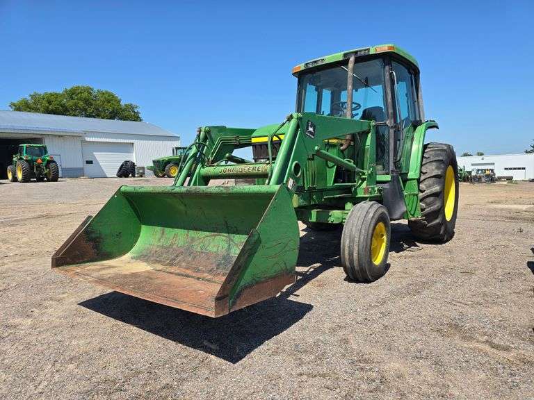 2000 John Deere 6310 2-Wheel Drive Tractor with John Deere 620 Loader ...
