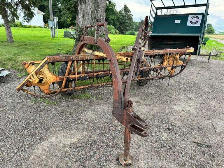 New Holland No. 56 Side Delivery Rake, Tires Hold Air, but Most Likely ...
