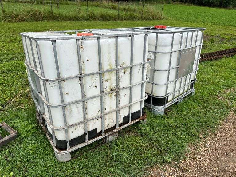 Pair of Chemical Totes, Unsure of What is in Them - Fragodt Auction and ...