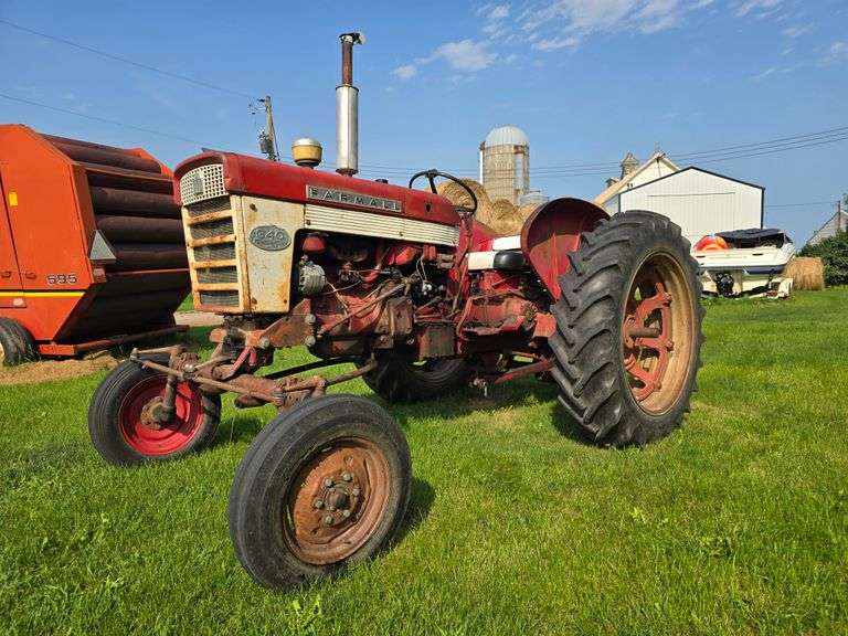Farmall 340 Tractor, 2 Wheel Drive, Wide Front, 13.9-36 Rear Tires, 540 ...