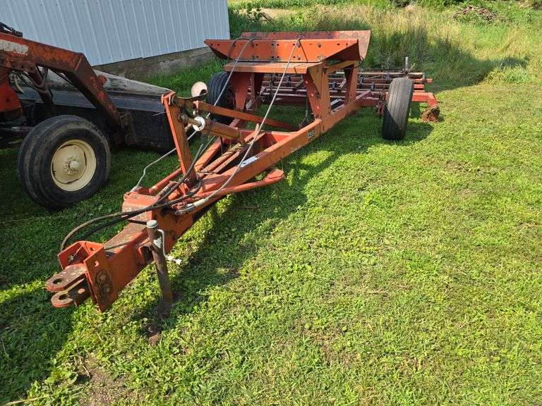 Multi Weeder Front Hitch and Rear Section with (2) 5’ Spring Tooth Drag ...