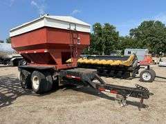 1994 Pup Truck Hopper Trailer, Shop Built, Center Dump, Roll Tarp ...