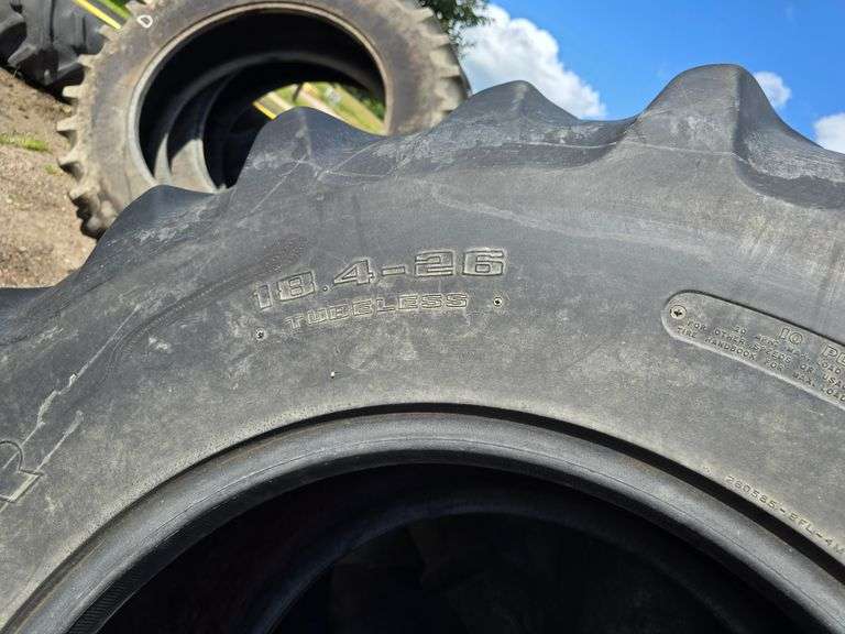 (1) 18.4-26 Goodyear Dyna Torque II, 10 Ply - Fragodt Auction and Real ...