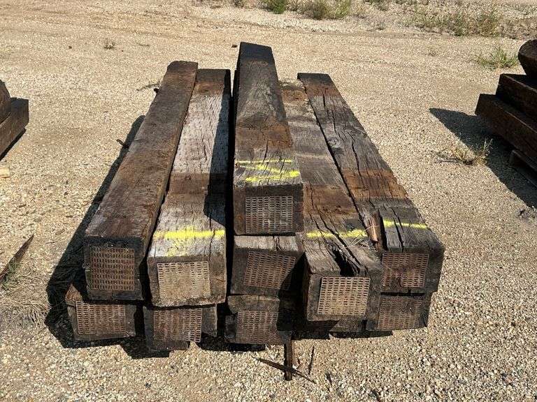 (11) Used Railroad Ties, 8’6” Long (D) - Fragodt Auction and Real ...