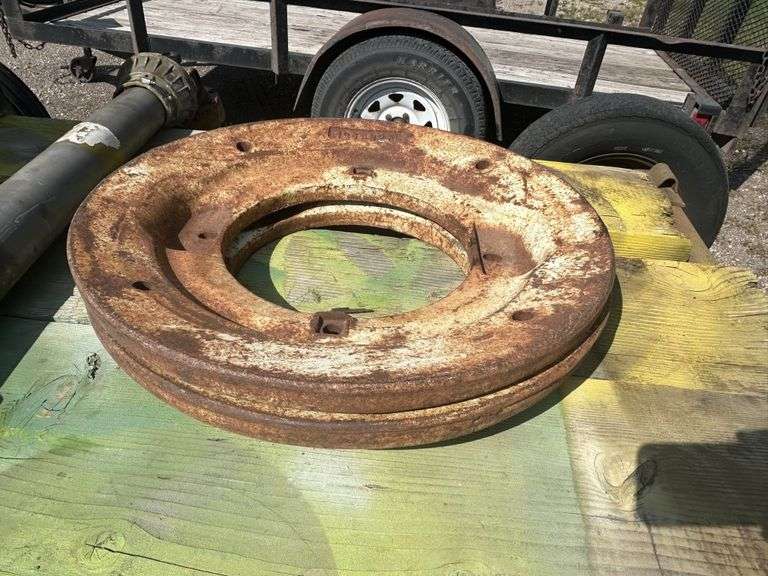 (2) Oliver Tractor Rear Wheel Weights, 1800 series and newer - Fragodt ...