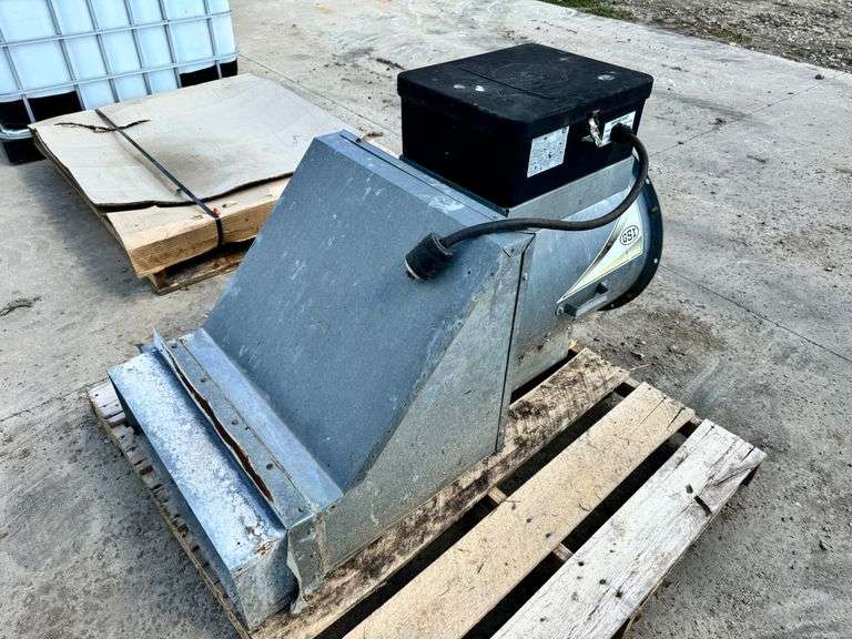 GSI 18” Bin Fan With 3 HP Single Phase Baldor Motor - Fragodt Auction ...