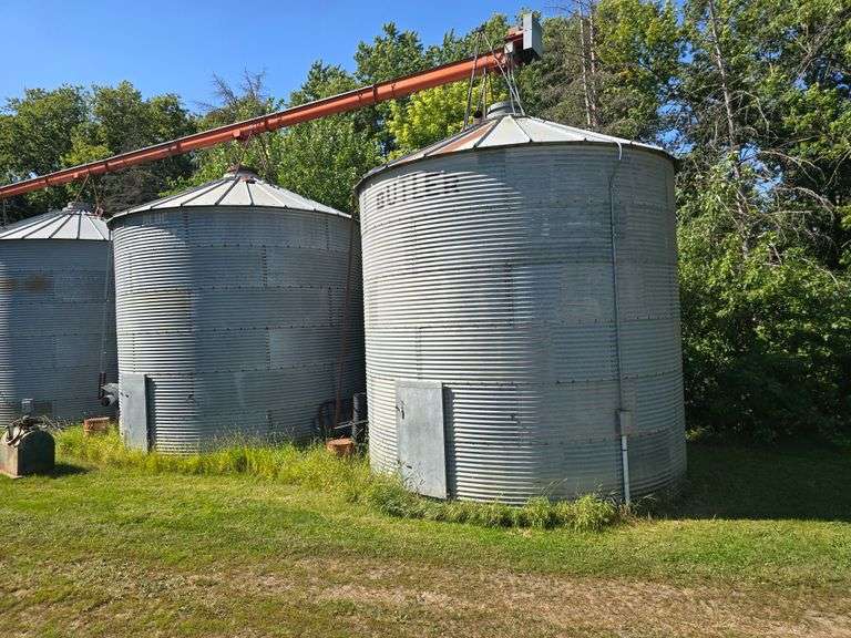 (5) 18’ x 6 Ring High Butler Bins, Steel Floors, Buyer is Responsible ...