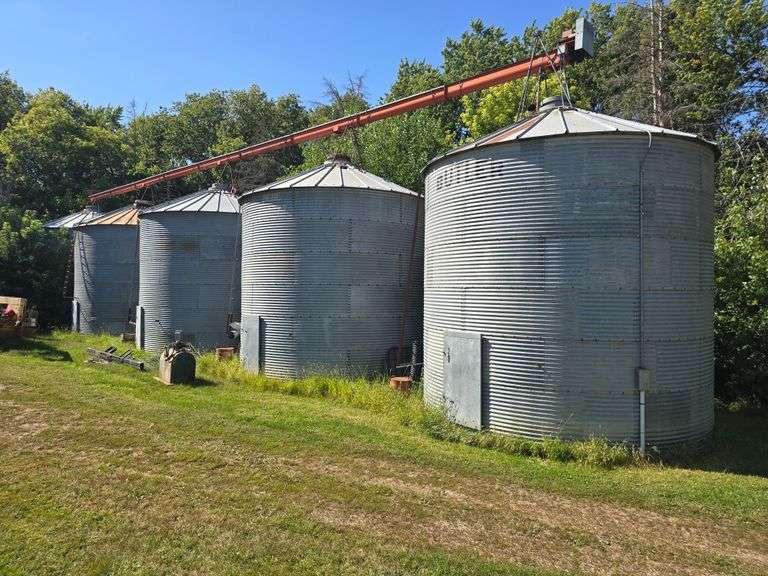 (5) 18’ x 6 Ring High Butler Bins, Steel Floors, Buyer is Responsible ...